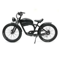 China 750W 48V 20Ah 7 Speed Brushless Motor Electric Chopper Bicycle for Adult Beach Cruiser for sale