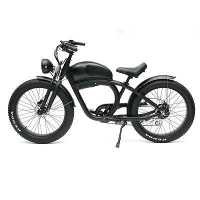 China 750W 48V 20Ah 7 Speed Brushless Motor Electric Chopper Bicycle for Adult Beach Cruiser for sale