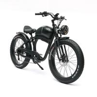 China 750W 48V 20Ah 7 Speed Brushless Motor Electric Chopper Bicycle for Adult Beach Cruiser for sale