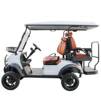China 48V Lithium Battery 6 Passenger Golf Cart with Rear Hub Motor and Audio System for sale