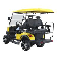China 48V Lithium Battery 6 Passenger Golf Cart with Rear Hub Motor and Audio System for sale