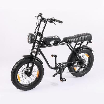 China Domanca 20 Inch Electric Fat Tyre Bike 48V 16Ah Step Over E-Bicycle for Adults for sale