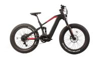China Bafang 48V 1000W Mid Motor 26 Inch Carbon Fiber Full Suspension Electric Mountain Bike for sale