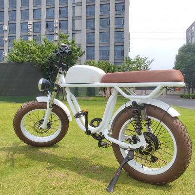 China Domanca 48V 350W Rear Hub Motor Electric Bike Fat Tire Chopper 20 Inch 10Ah Lithium Battery 7 Speed for sale