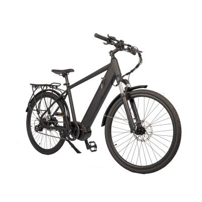 China Central Motor 7 Speed City Bike 36V 10Ah Lithium Battery LCD Display for sale