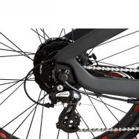 China Electric Bike 48V 750W 1000W Battery 26 Inch Fat Tire Carbon Fiber Frame Spider Dynamic Shock Absorption for sale