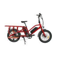 China Dual Battery Electric Cargo Bike 48V 13Ah Max Speed 25kmh for Safe Cargo Transport for sale
