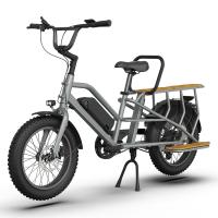 China Dual Battery Electric Cargo Bike 48V 13Ah Max Speed 25kmh for Safe Cargo Transport for sale