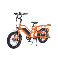 China 500W-1000W Two Wheeled Cargo Ebike 48V 13Ah Lithium Battery Disc Brake for sale