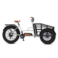 China Food Delivery Electric Cargo Bike Long Tail 48V13Ah Lithium Battery 20 Inch Tires for sale