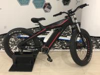 China 26 Inch Full Suspension Carbon Fiber Electric Fat Tire Ebike 750W BAFANG Motor 48V 13Ah for sale