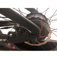 China 26 Inch Full Suspension Carbon Fiber Electric Fat Tire Ebike 750W BAFANG Motor 48V 13Ah for sale