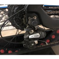 China 26 Inch Full Suspension Carbon Fiber Electric Fat Tire Ebike 750W BAFANG Motor 48V 13Ah for sale