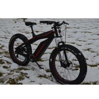 China Domanca Carbon Fiber Fat Tire Electric Bike 750W 48V 26 inch Off Road eBike with Jelly Power Battery for sale