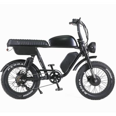 China OEM 1000W Dual Motor Fat Tire Electric Bicycle 20 Inch 48V Aluminum Alloy Frame for sale