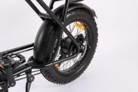 China 48V 1000W Electric Fat Tire Bike 20 Inch Carbon Fiber Frame 7 Speed E Bike for Adults for sale