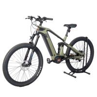 China Bafang 48V 1000W Electric Mountain Bike Carbon Fiber Frame 20x4.0 Fat Tire 13AH Battery for sale