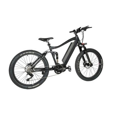 China 26 Inch Electric Mountain Bike 48V 750W Bafang Mid Drive Motor Hydraulic Disc Brake Kenda Tire Alloy Frame OEM for sale