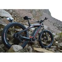 China Carbon Fiber Enduro Ebike 26x4.0 Fat Tire Bafang 750W Motor 48V 13Ah Battery for sale