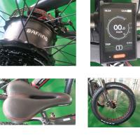 China 48V 750W 26 Inch Fat Tire Electric Mountain Bike with Carbon Fiber Frame 45km/h Max Speed for sale