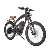 China Vintage Style Chopper Ebike for Adult 750W Motor 48V 15Ah Lithium Battery Beach Cruiser for sale