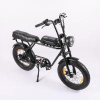 China Domanca 20 Inch Fat Tyre Electric Bicycle 48V 1000W Aluminum Alloy Vintage Cruiser Ebike 7 Speed for sale