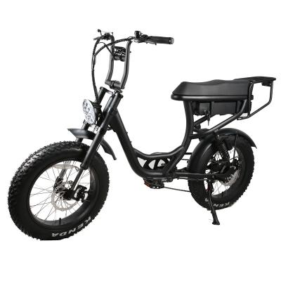 China 48V 750W Electric Motorcycle Bicycle 7 Speed Fat Tire Cruiser Beach Bike 17.5Ah for sale