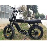 China Customizable 48V 1000W Vintage Electric Motorbike 20 Inch Wheels Beach Cruiser for sale