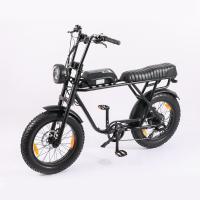 China Customizable 48V 1000W Vintage Electric Motorbike 20 Inch Wheels Beach Cruiser for sale