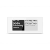 China 296 X 128 Meeting Room Schedule Display ABS PC Room Scheduler Display for sale