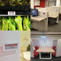 China Micro USB Meeting Room Schedule Display Black E Ink Display Meeting Room for sale