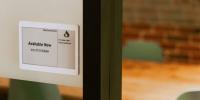 China 0.212 X 0.212 E Ink Meeting Room Display Magnetic charging Conference Room Availability for sale