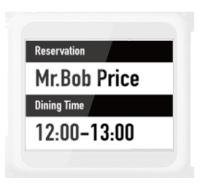 China 4.2inch  Meeting Room E Ink Display 40m/131ft  Open Source Meeting Room Display for sale