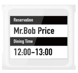 China 4.2inch  Meeting Room E Ink Display 40m/131ft  Open Source Meeting Room Display for sale