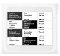 China Yellow Black E Ink Display Conference Room Booking Display 180 Degree for sale