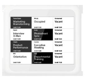 China Yellow Black E Ink Display Conference Room Booking Display 180 Degree for sale