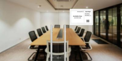 China White Case E Ink Meeting Room Display USB Type C Meeting Room Door Display for sale