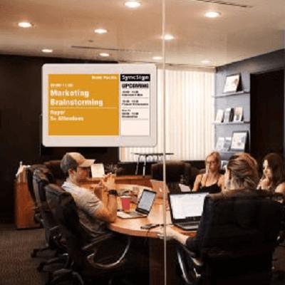 China 800 X 480 Conference Room Tablet Display White Meeting Room Interactive Display for sale