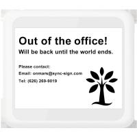 China Wall Mount Conference Room Availability Display 7.5in Conference Room Touch Screen for sale
