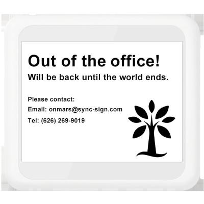 China Wall Mount Conference Room Availability Display 7.5in Conference Room Touch Screen for sale