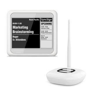 China White 180degree Conference Room Scheduling Display 7.5 Inch Conference Room Monitor for sale