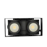 China 2x100W Outdoor Led Blinder Light White / Warm Color One by One Joint and Matching led Blinder Audience Light for sale
