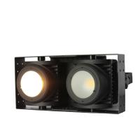 China 2x100W Outdoor Led Blinder Light White / Warm Color One by One Joint and Matching led Blinder Audience Light for sale