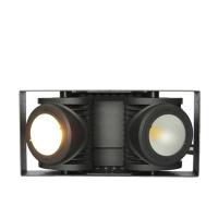 China 2x100W Outdoor Led Blinder Light White / Warm Color One by One Joint and Matching led Blinder Audience Light for sale