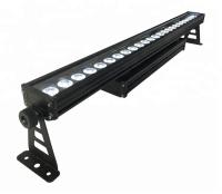 China Building LED Effect Light Led Wall Washer Light Bar 24pcs 18w 15w RGBWA+UV 6-In-1 for sale