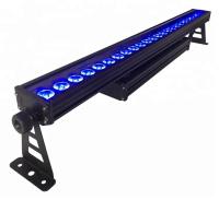 China Building LED Effect Light Led Wall Washer Light Bar 24pcs 18w 15w RGBWA+UV 6-In-1 for sale