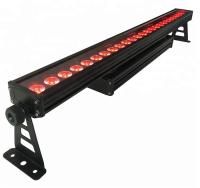 China Building LED Effect Light Led Wall Washer Light Bar 24pcs 18w 15w RGBWA+UV 6-In-1 for sale