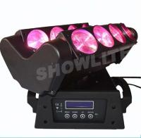 China Eight Eyes Mini Spider Led Moving Head Light 12W RGBW Stage Sharpy Light led bar light DJ Bean color for sale