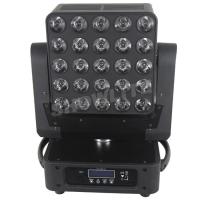 China 25*10W RGBW Moving Head Wash Lights , Disco DJ Club Stage Light 300W for sale