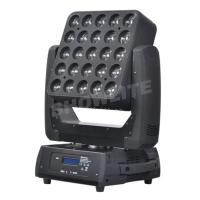 China 25*10W RGBW Moving Head Wash Lights , Disco DJ Club Stage Light 300W for sale